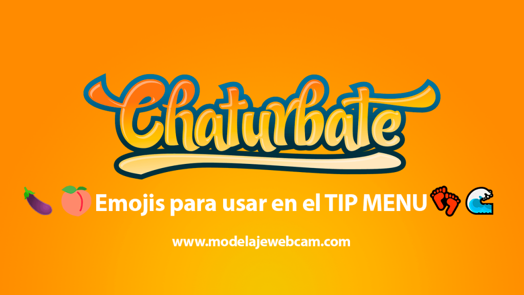 Emojis para usar en el TIP MENU - Modelaje WebCam