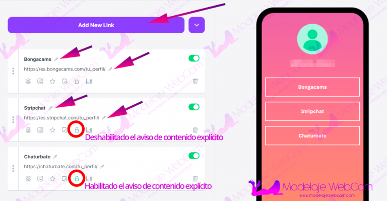 ¿Cómo añadir enlaces a tu perfil de Instagram con LinkTree? - Modelaje WebCam