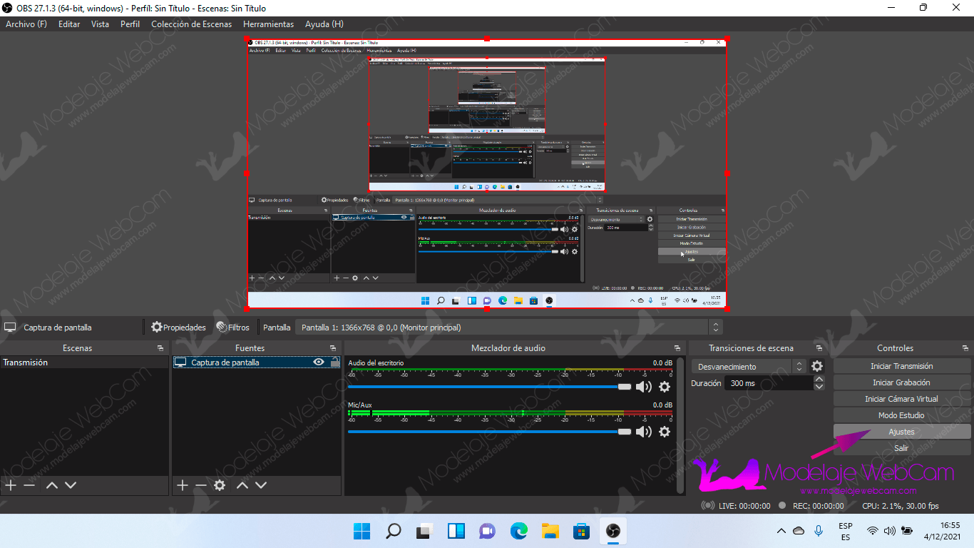 ¿Cómo configurar OBS para transmitir en Chaturbate? - Modelaje WebCam ¿Cómo configurar OBS para transmitir en Chaturbate? - Modelaje WebCam