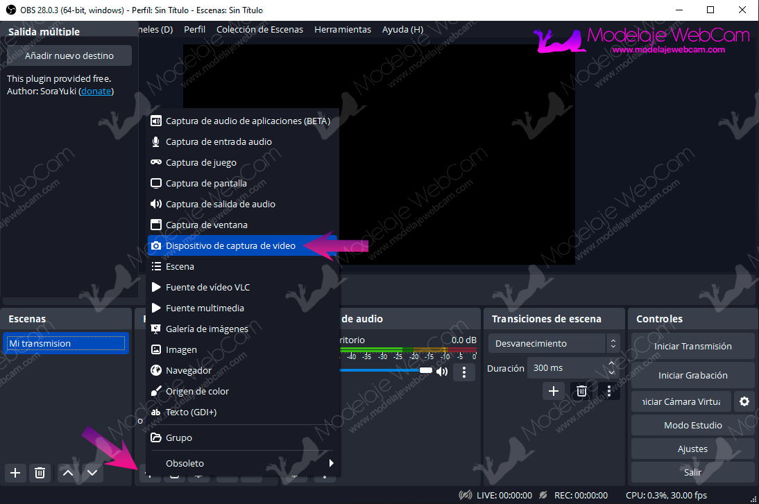 ¿Cómo aplicar el efecto desenfocado en las transmisiones con OBS? - Modelaje WebCam